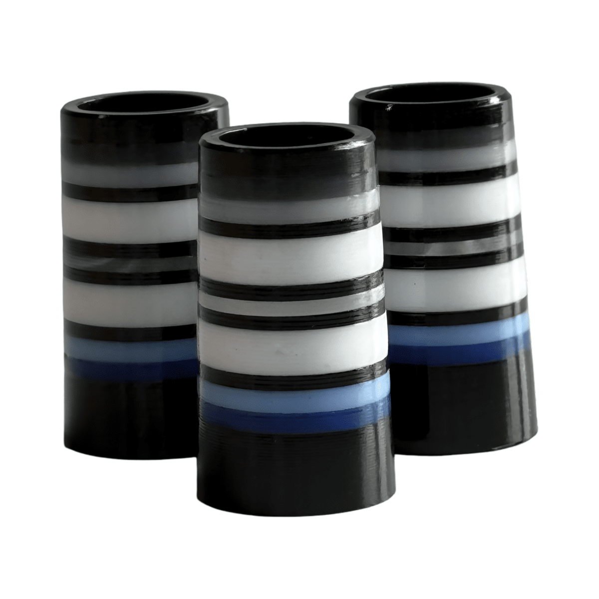 Ferrules - Set of 10 - Blue Donut